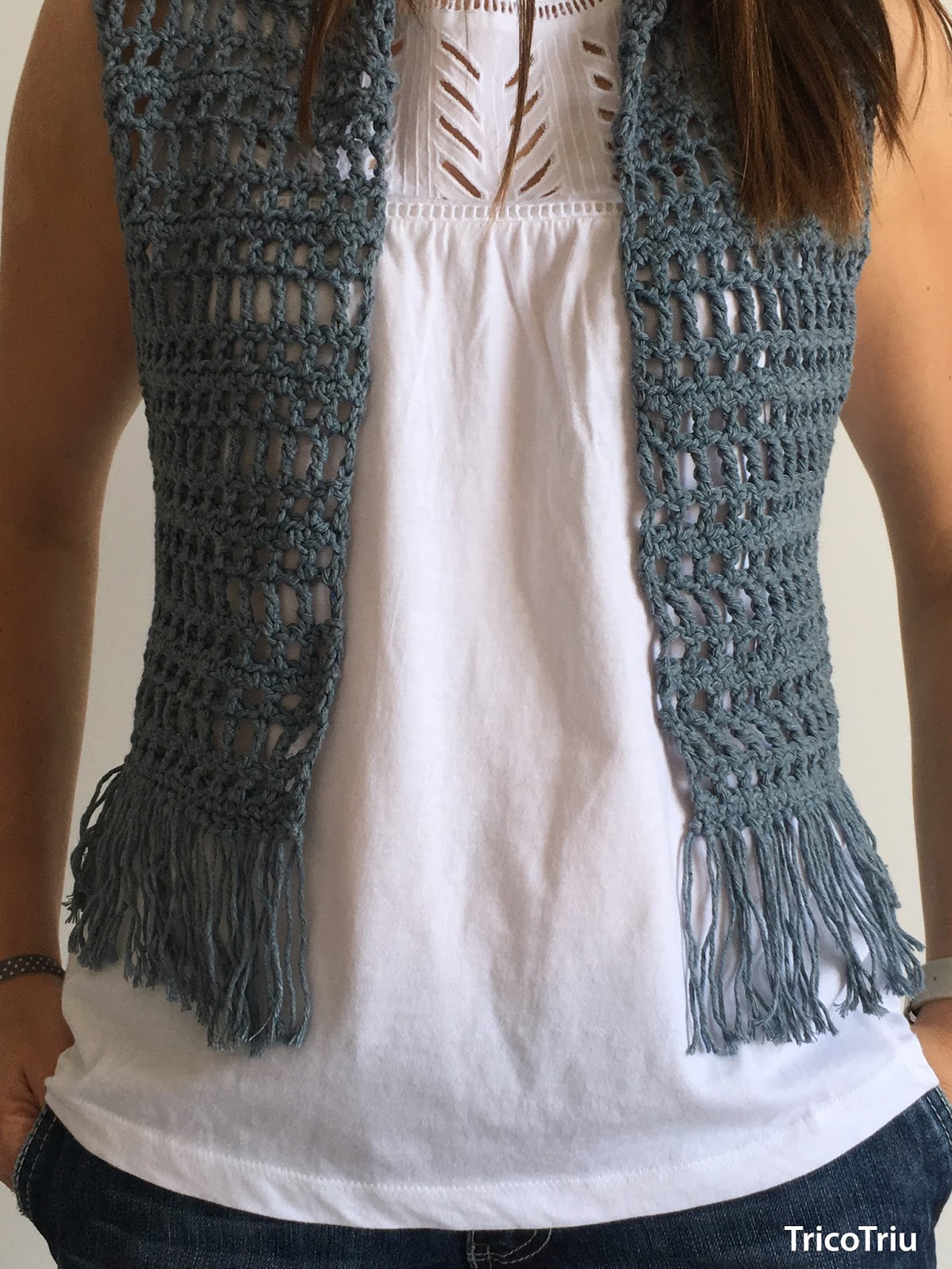 Chaleco A Crochet Patrones En 2 Partes