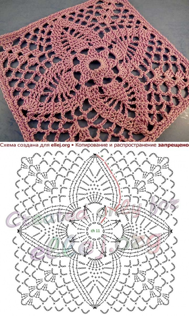 Paños A Crochet Faciles De 20 X 20 Cm